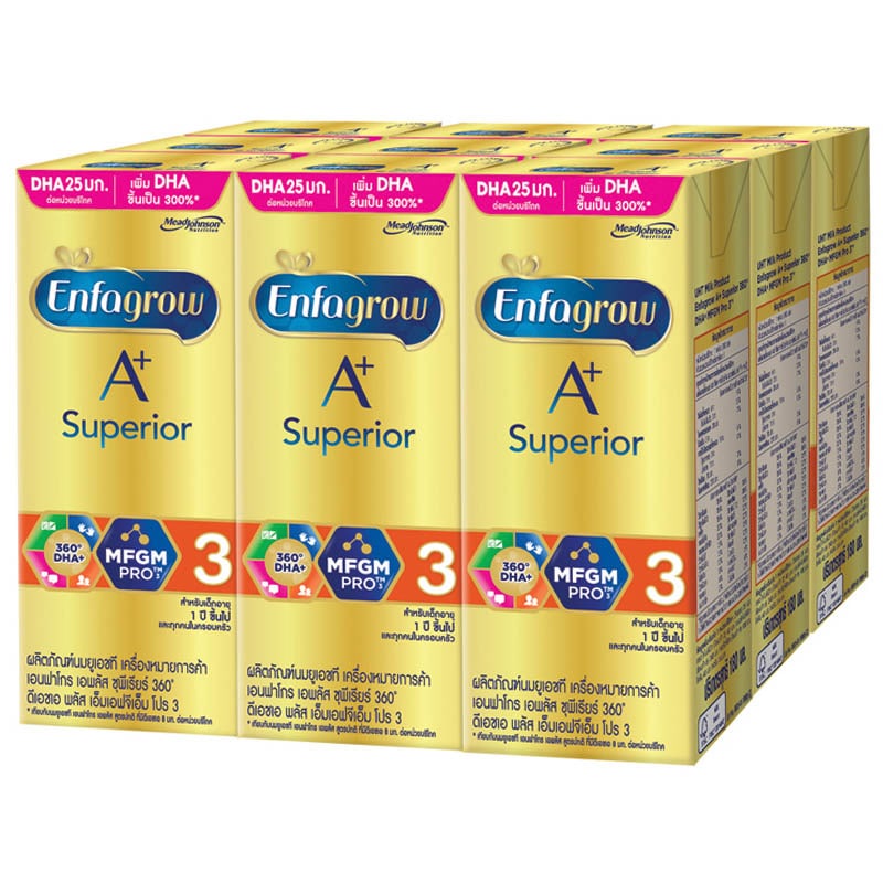 Promotion Free Delivery Enfagrow 3 A Plus Superior 180ml. Pack 9Cash on ...