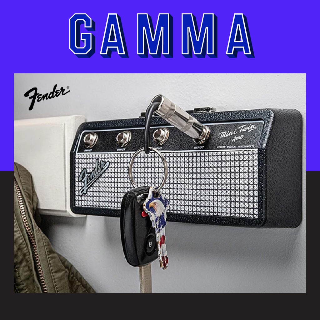 Fender Key Holder กล่องเก็บกุญแจ Fender Rack 1 ชิ้น แถมพวงกุญแจหัวแจ็ค ...