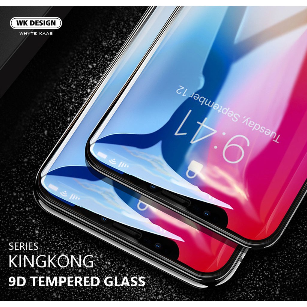 WK KINGKONG 9D Curved - ฟิล์มกระจก iPhone 1111 Pro11 Pro MaxX XSXR XS ...