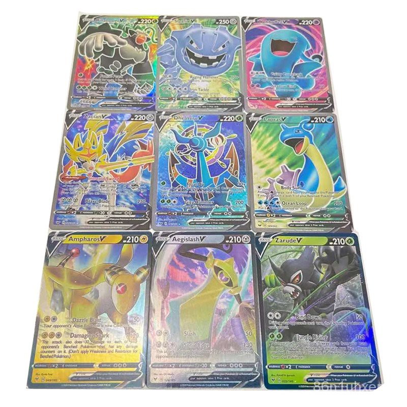 NEW French Version 100VMAX Pokemon Shining Card Featuring No Repeat ...