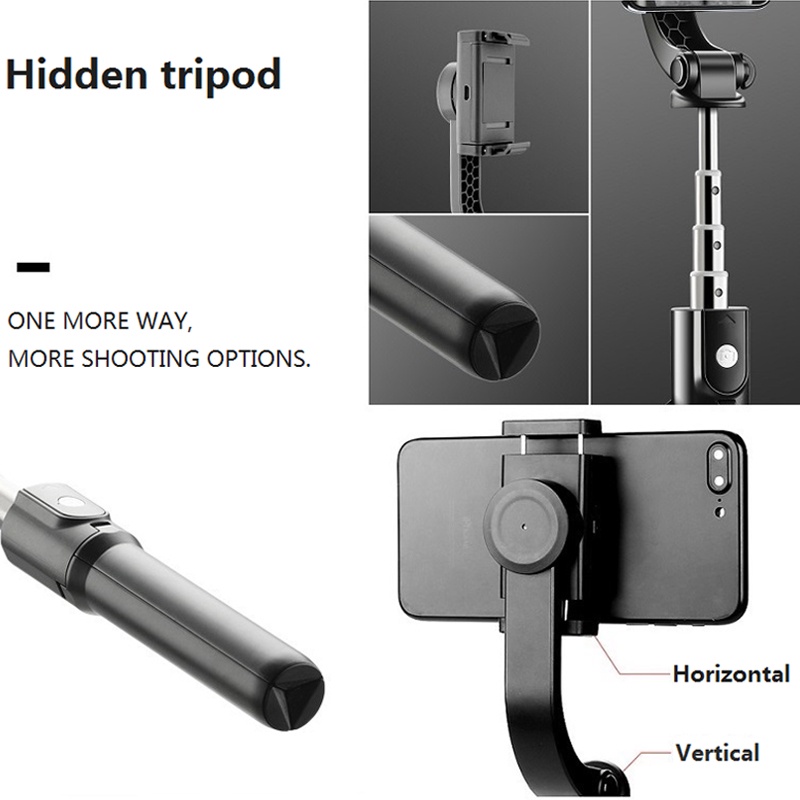 Tongdaytech Handheld Gimbal Stabilizer Selfie Stick with Tripod for ...