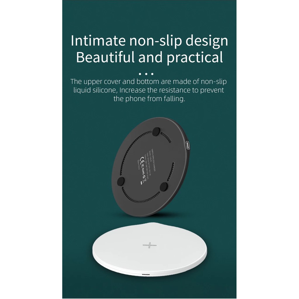 Wireless Charger 15W Qi แท่นชาร์จไรสาย รองรับสมาร์ทโฟน ที่รองรับ Qi ...
