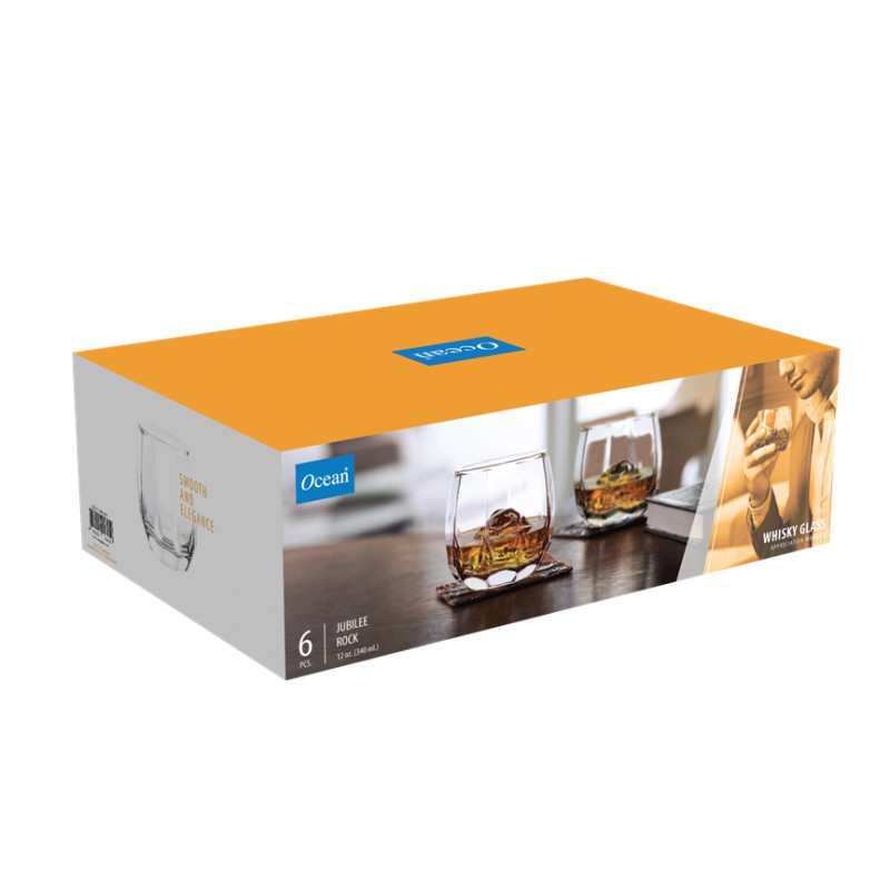 OCEAN แก้ววิสกี้ JUBILEE ROCK 340 ML. (Pack of 6) - oceanglass_official ...