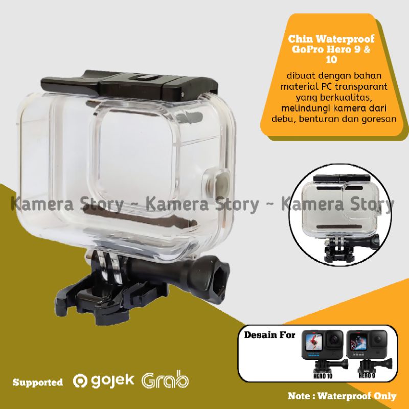 เคสกันน้ํา สีดํา สําหรับ Gopro Hero 10 9 - sahid354.th - ThaiPick