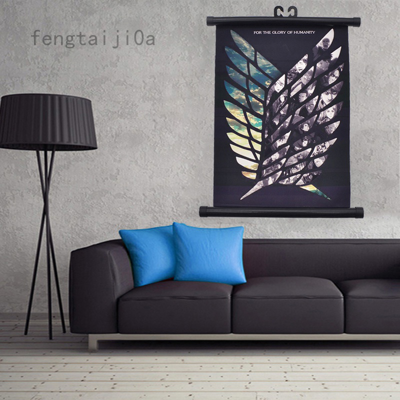 Anime Attack on Titan Peripheral Anime Paintings Anime Peripheral ...