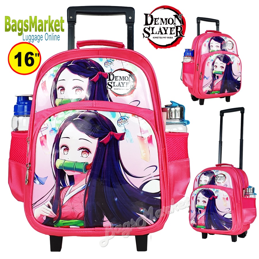 Bagsmarket Kid's Luggage 16" (ขนาดใหญ่-L) กระเป๋าเด็ก กระเป๋าเป้มีล้อ ...