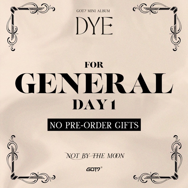 General-Day1 - GOT7 - DYE MINI ALBUM (No preorder benefit ...