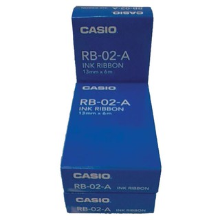 ผ้าหมึกเครื่องคิดเลข สีดำ-แดง คาสิโอ RB-02/Casio Black-Red Ribbon ...