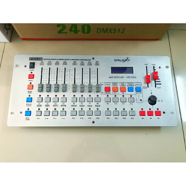 บอร์ด disco240 บอร์ดควบคุมไฟเวที บอร์ดควบคุมไฟเวที เครื่องควบคุมไฟพาร์ ...