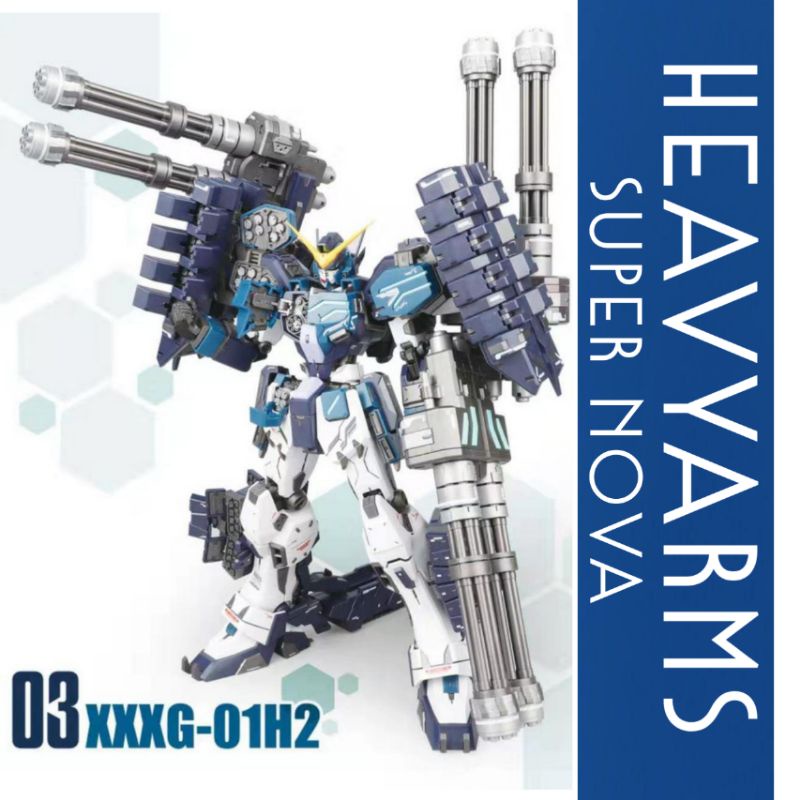 SUPER NOVA - (MG) HEAVYARMS CUSTOM 03 XXXG-01H2 - SUPERNOVA ( Gunpla ...