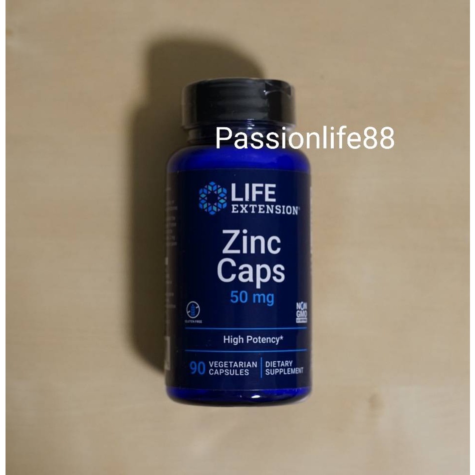 Zinc Caps 50mg 90 Capsules Life Extension | Shopee Thailand