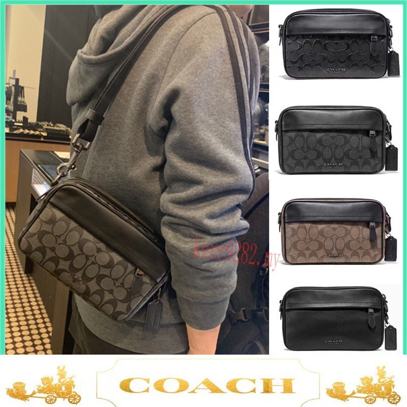 Coach กระเป๋าสะพาย F71765 กระเป๋าผู้ชายคลาสสิก / กระเป๋าสะพายข้างผู้ชาย ...