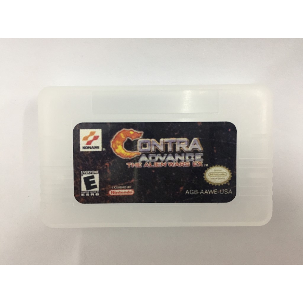 ตลับ GBA Contra Advance - The Alien Wars EX (USA) - wiwatchai2517 ...
