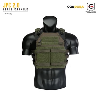 เสื้อเกราะ JPC 2.0 Plate Carrier ( Twinfalcons ) วัสดุผ้า Delustering Cordura 500D จัดส่งฟรี ...