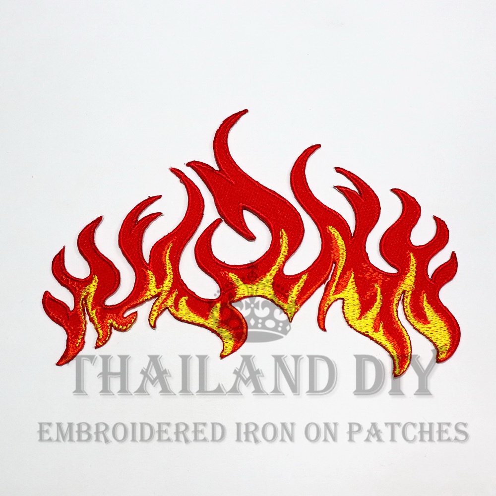 ตัวรีดติดเสื้อ ???? ไฟ ร้อนแรง เปลวไฟ เปลวเพลิง Hot Wheel Fire Flame ...