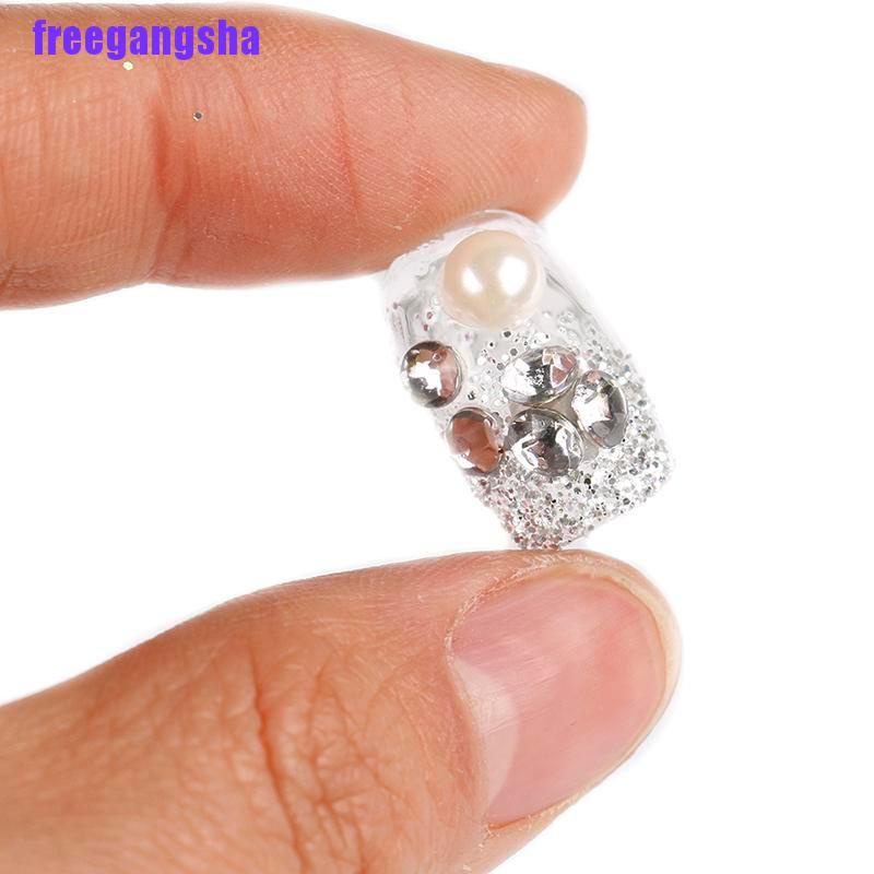 Sghrf เล็บปลอมอะคริลิคสไตล์ฝรั่งเศส 24ชิ้น Rfaw - freegangsha.th - ThaiPick