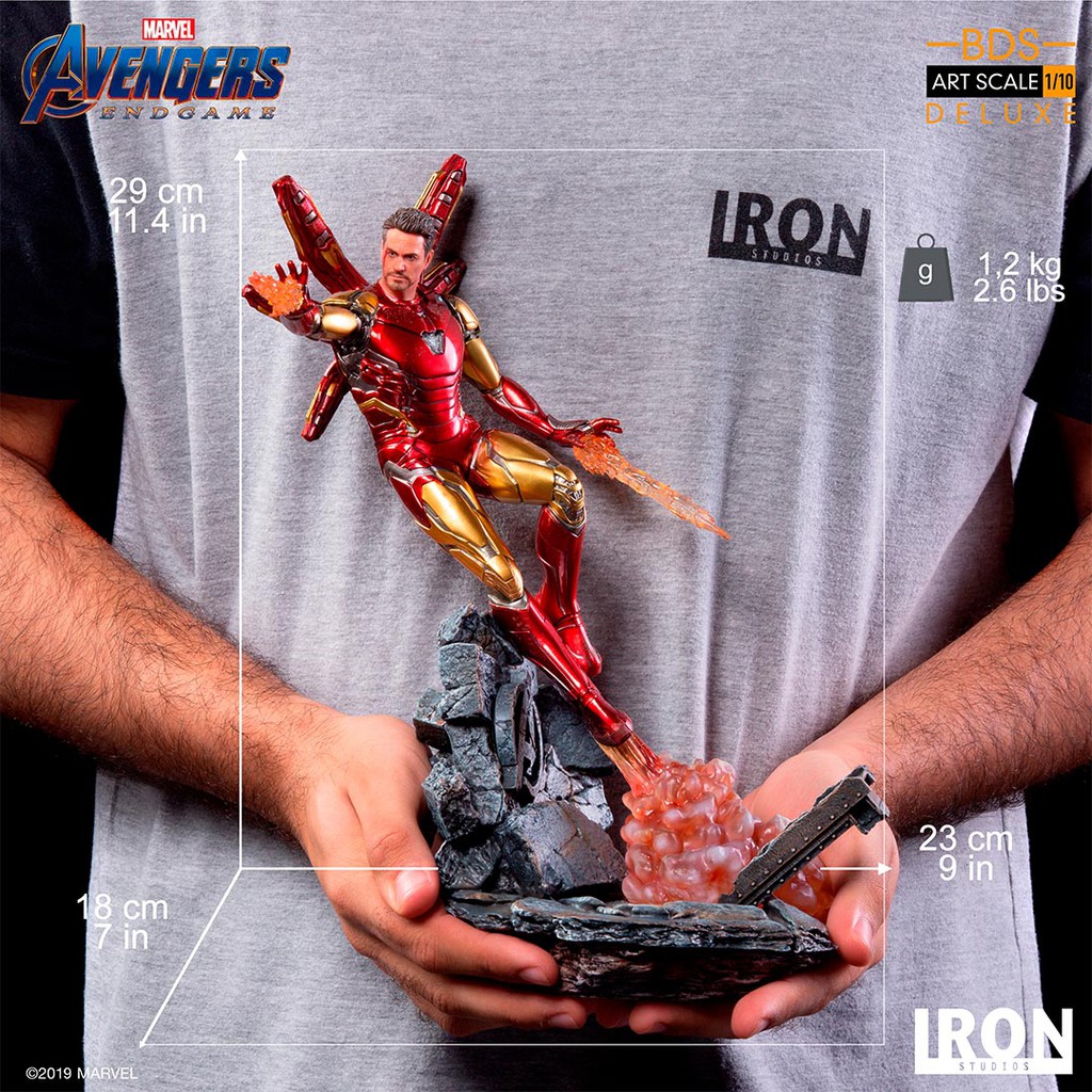 Iron Studios Iron Man MK85 Avengers Endgame BDS 110 Scale (Deluxe) (Statue งานปั้น ของสะสม ...
