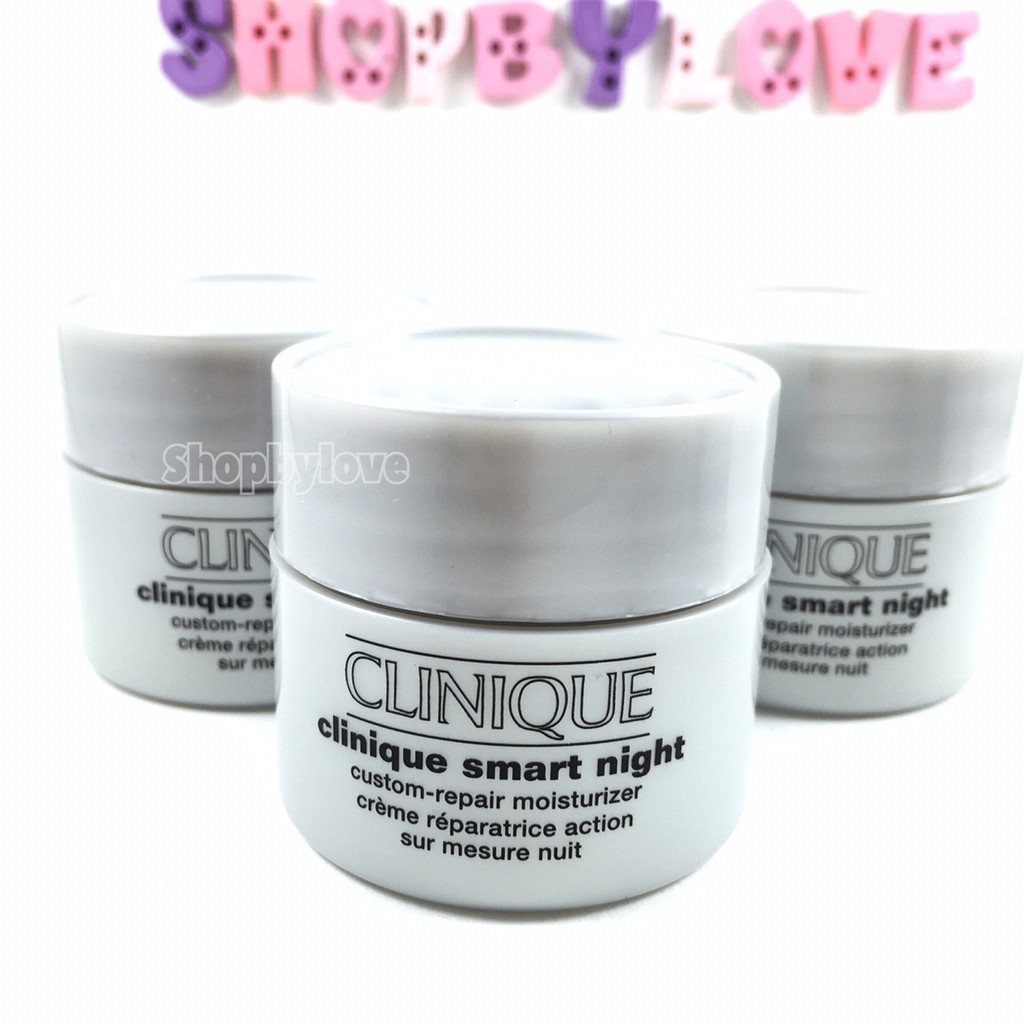Clinique Smart Night Custom Repair Moisturizer 15ml ไม่มีกล่อง | Shopee ...