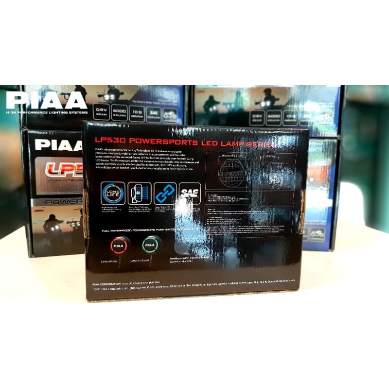 Spotlight LED PIAA LP530PS (POWER SPORT) 3.5 9.4 watt White 6000k - 2wheelstourist - ThaiPick