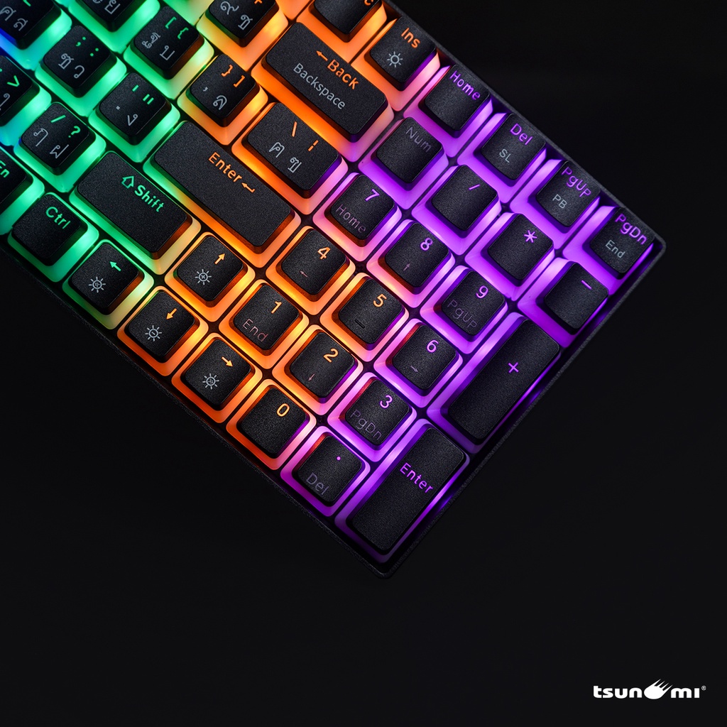 คีย์บอร์ด เกมมิ่ง MK-100 MK100 Pudding 96 Outemu Switch Mechanical ...