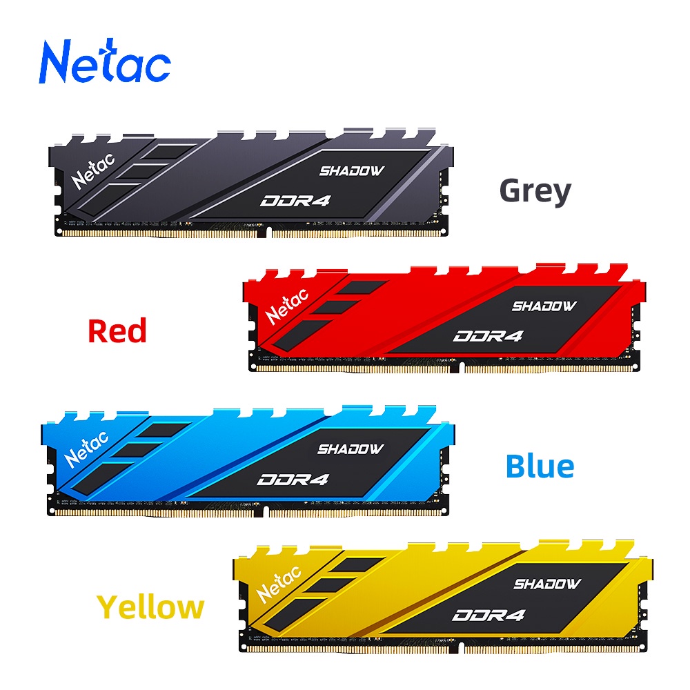 Netac Ram memory DDR4 3200MHZ 16gb 8 gb Memoria RAM ecc ddr4 ram 16gb 3200MHz 3600MHz 2666MHz ...