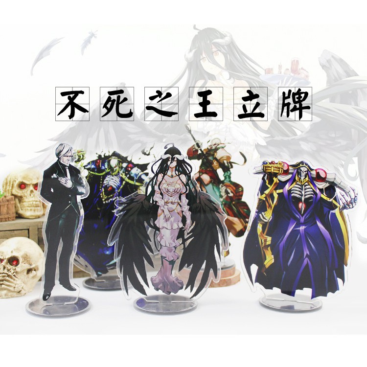 นเรศวรAnime OVERLORD Acrylic Stand Figure Momonga Albedo Decoration ...