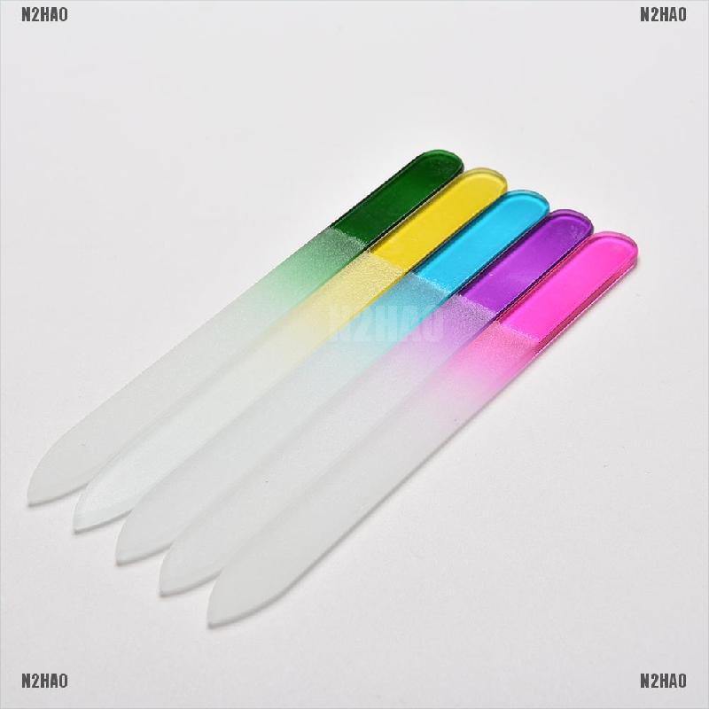 N2HAO Details about Hot Durable Crystal Glass Nail Art Buffer Files Pro ...
