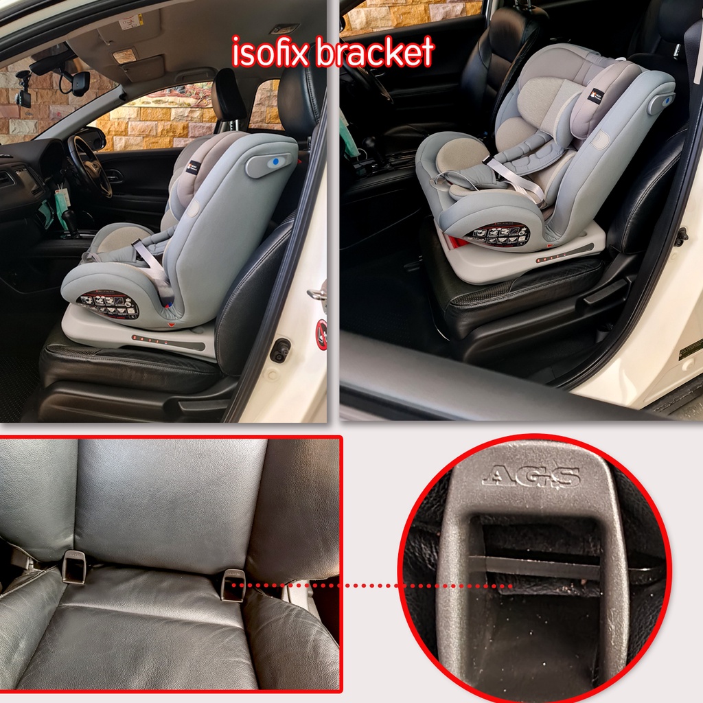 Isofix Bracket universal อุปกรณ์ติดตั้งcarseatระบบ isofixสำหรับรถยนต์ ...