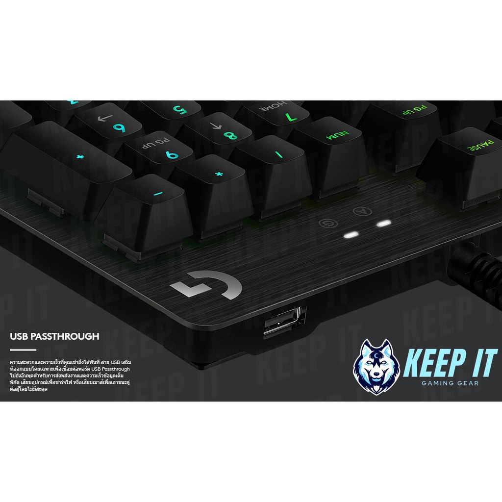 Logitech G512 GX Red Linear Switch Carbon RGB Mechanical Gaming ...