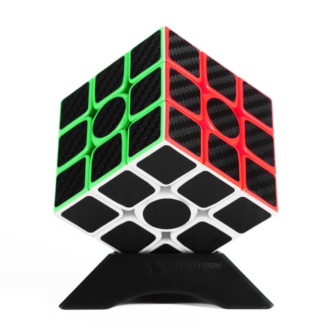 Z-Cube 3x3 Speed Cube Carbon Fiber Sticker Smooth Magic Cube Puzzle ...