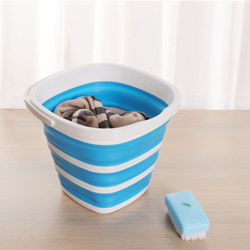 Portable Folding Bucket Foldable Basin Tourism Outdoor Folding Bucket ...