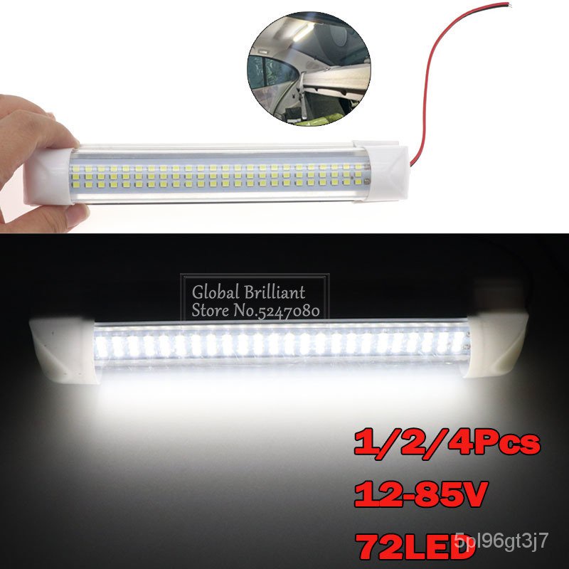 12V LED Strips Car DRL Lights Day Running Fog Lamps White Interior ...