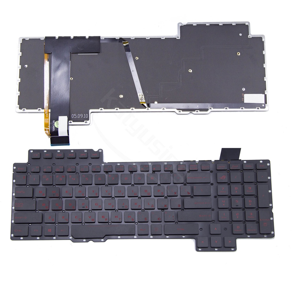 New US Russian TI Keyboard Topcase Cover for Asus Rog G752 G752V G752VL ...
