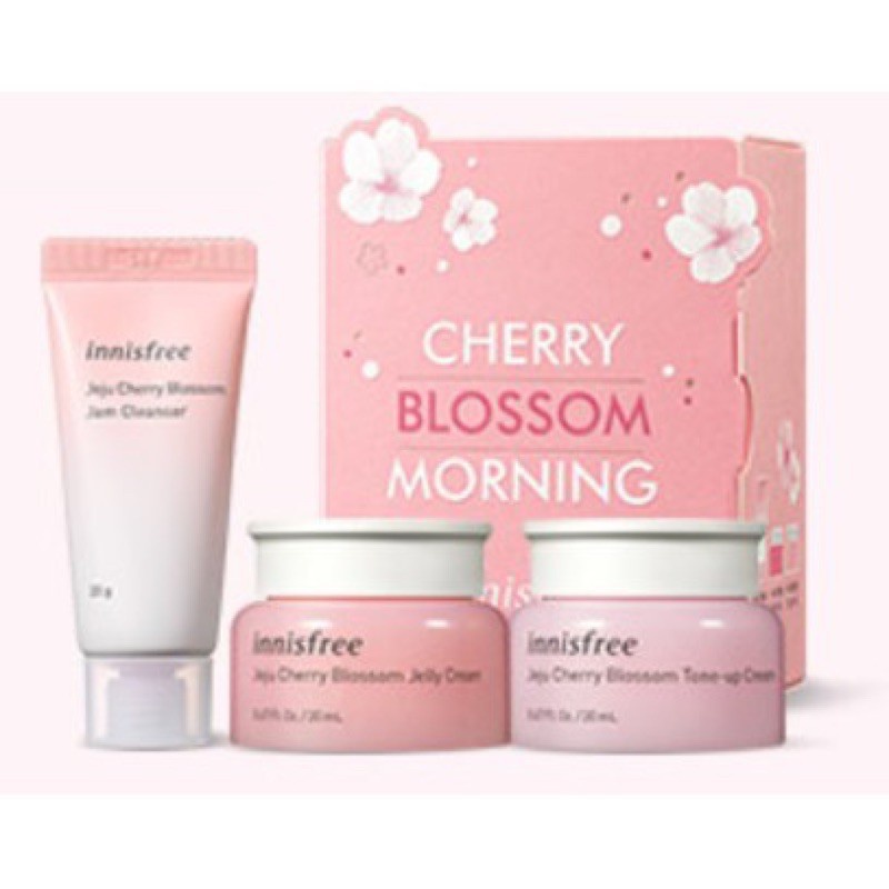 Innisfree Jeju Cherry Blossom Duo Kit Set / Morning Kit Set (Tone Up ...