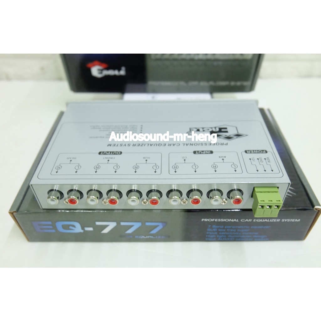 ปรีแอมป์ แอมป์รถยนต์ 7แบน Eagle EQ-777 โมโรงงานเสียงดี ของใหม่ - hengza002 - ThaiPick