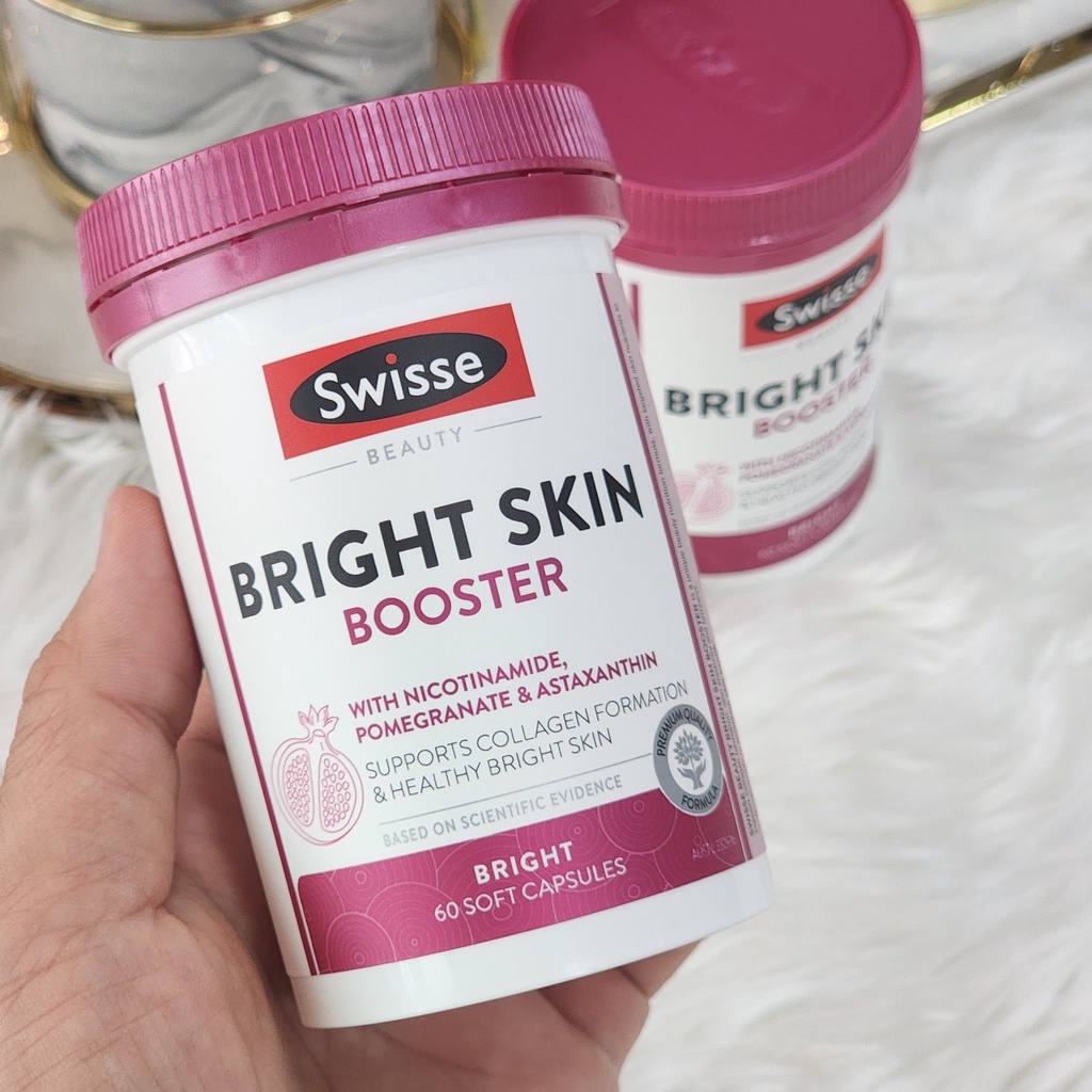 Swisse Beauty Bright Skin BOOSTER with Nicotinamide 60 Capsules ผิวสวย ...