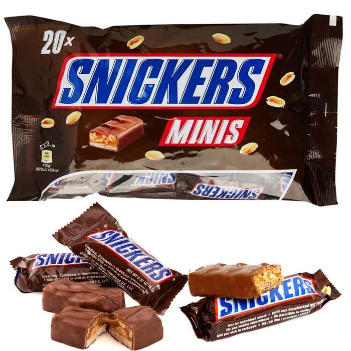 Snicker minis Chocolate 17 ชิ้น Net 333g. Exp 101021 Npmv - fcbuoa62vn ...