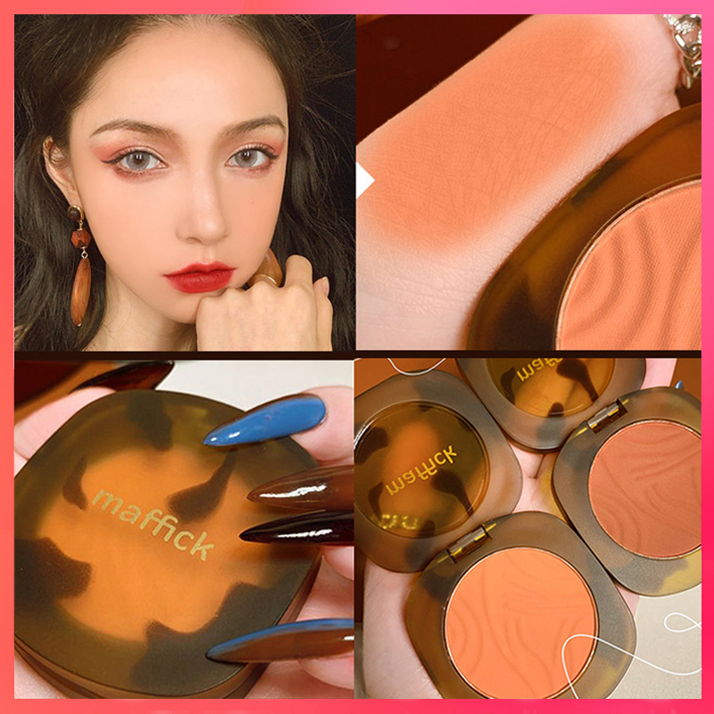 MAFFICK Highlight Blush Palette จานสีบลัชออนไฮไลท์สีอำพันเคลือบ ...