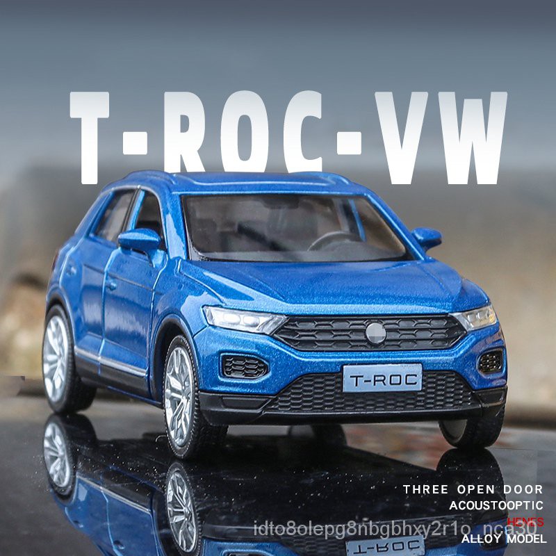 136 Alloy Volkswagen TROC SUV Model Toy Car 11.6cm Die Cast ull Back ...