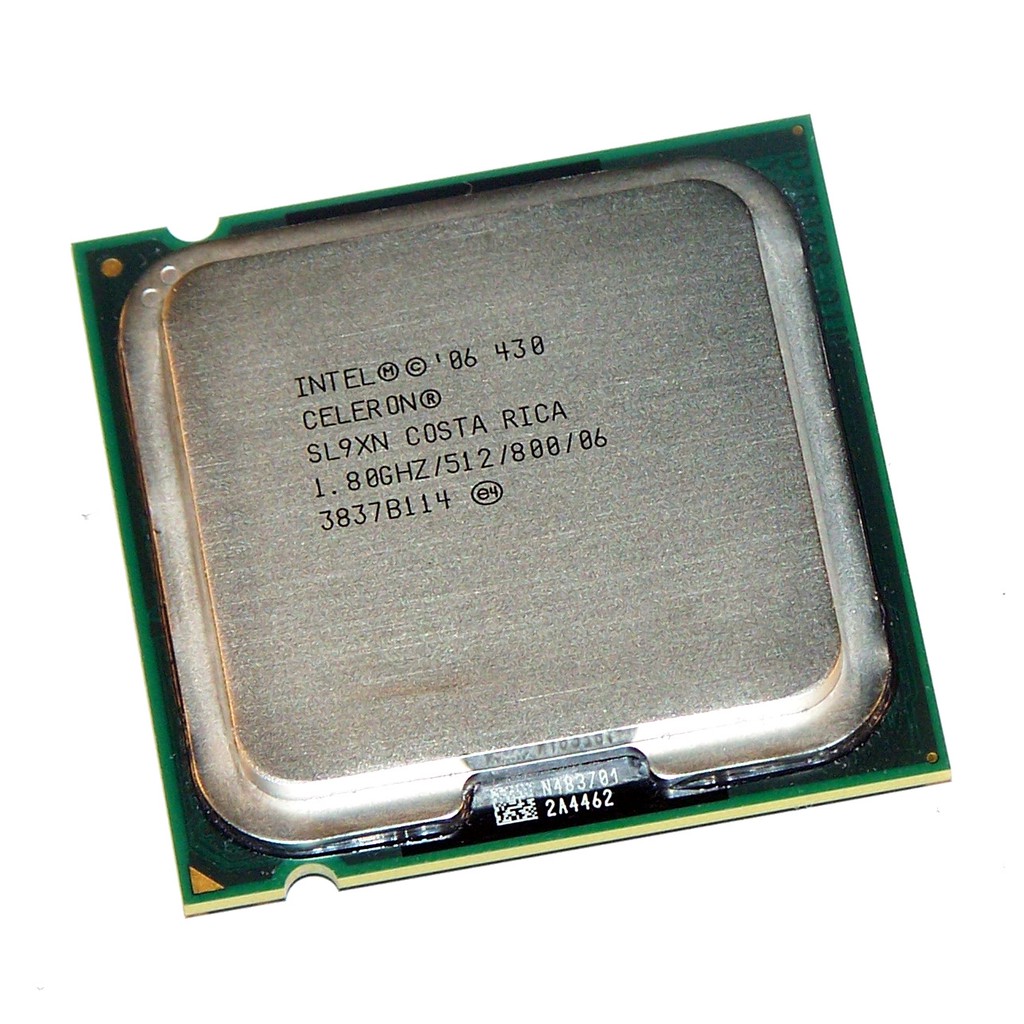 CPU หน่วยประมวลผลกลาง โปรเซสเซอร์ Intel® Celeron® 430 ความถี่พื้นฐานของ ...