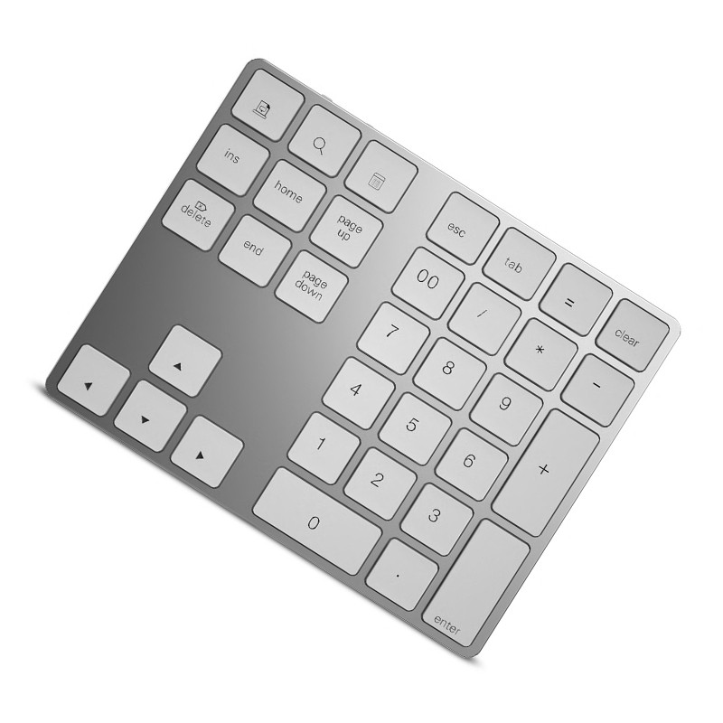 Bluetooth 3.0 Wireless Numeric Keypad 34 Keys Digital Keyboard for ...