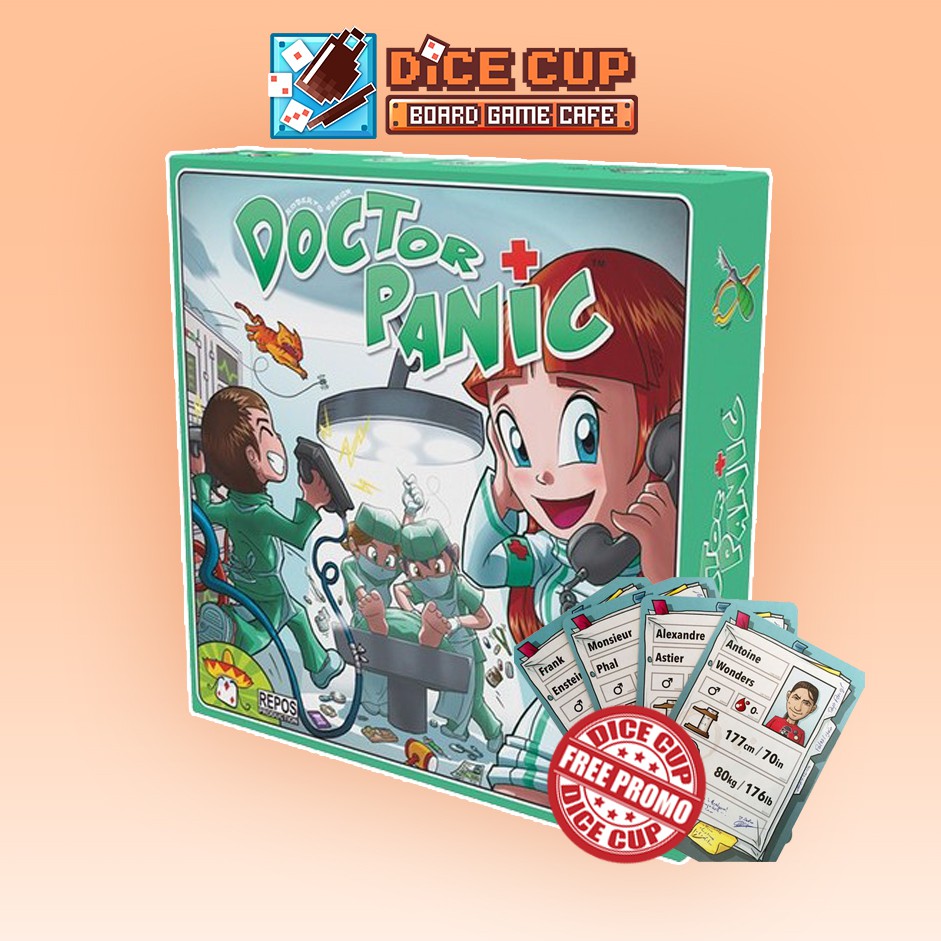 [ของแท้] Doctor Panic + Promo Cards Board Game | Shopee Thailand