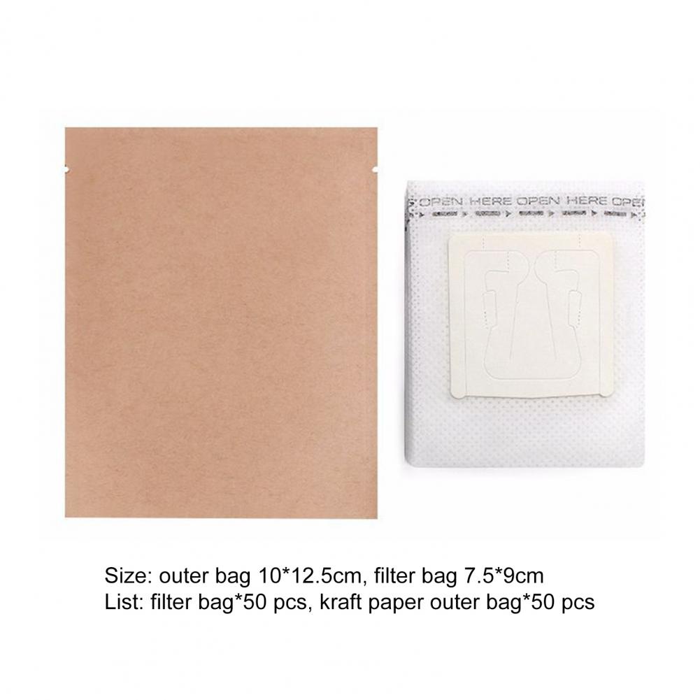 กรอง100Pcs Good Powder Filter Bags Eco-friendly 2 Styles Filter Paper ...