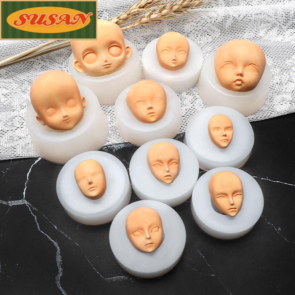 SUSANS Proportional 3D Facial Mould Cake Decorating Clay Head Sculpey ...
