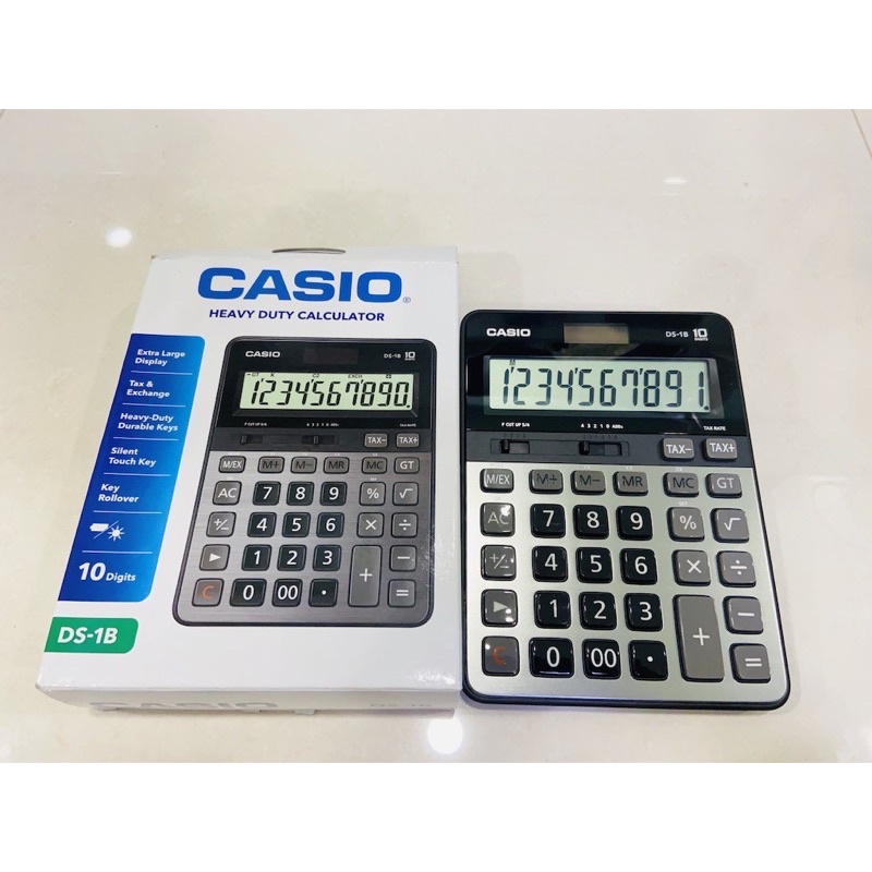 เครื่องคิดเลข Casio DS-1B GD(สีทอง) และ BK(สีดำ) ประกันศูนย์ | Shopee ...