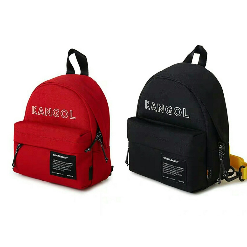 Kangol MINI กระเป๋าเป้สะพายหลัง ผ้าแคนวาส ความจุขนาดใหญ่ ถอดออกได้ อเนก ...