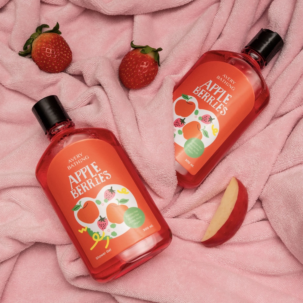เจลอาบน้ำเอเวอรี่ บาธติ้ง กลิ่น AppleBerries - Avery Bathing Shower Gel ...