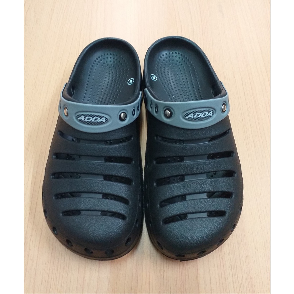 ADDA รองเท้าแตะสวมหัวโต รุ่น 5302 สีดำเทา สีดำแดง สีกรมเหลือง เบอร์ 7 ...