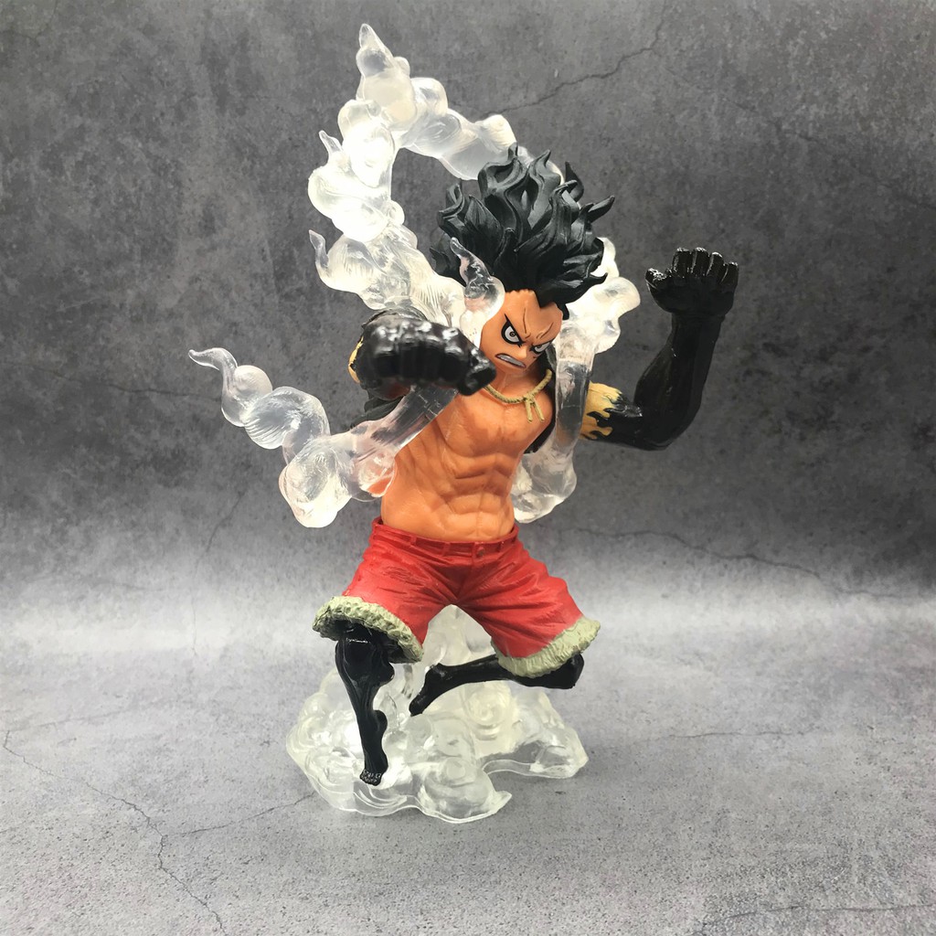 【พิเศษ】One Piece Snake Man Luffy Figure 4 Gear Luffy KOA Art King Model ...