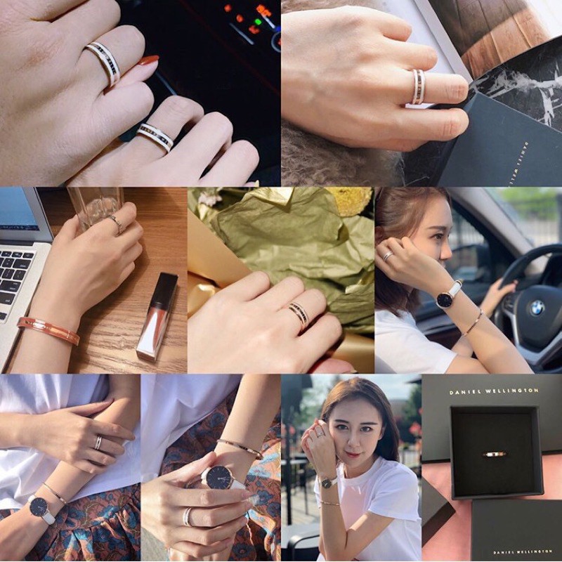 ⭐️แท้100%พร้อมส่ง แหวน DW ring ลด80% อุปกรณ์ครบ มี2รุ่น แหวนแบรนด์เนม ...